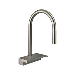 Hansgrohe Sp&uuml;ltisch-Einhebelmischer 170 Aquno Select M81 m Ausziehbr., 3jet, sBox, Edelstahl-Optik (73831800)