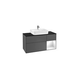Villeroy & Boch V&B Waschtischunterschrank Finion 120cm, Pl b m, Rg r g w Lac, Anthrac. m ; Villeroy & Boch (F172GFGK)