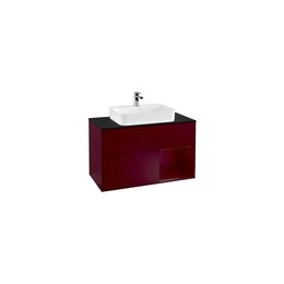 Villeroy & Boch V&B Waschtischunterschrank Finion 100, Abd.-Pl. bla m, Reg re Peo, Peo m ; Villeroy & Boch (F372HBHB)
