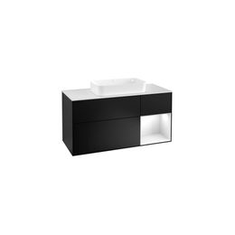 Villeroy & Boch V&B Waschtischunterschrank Wandbeleuchtung Finion 120cm, Pl w m, Rg r g wh. Lac, bla m Lac ; Villeroy & Boch (G301GFPD)