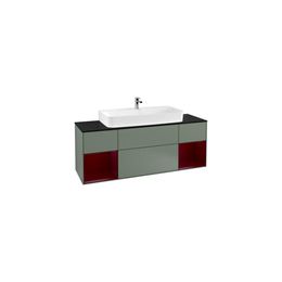 Villeroy & Boch V&B Waschtischunterschrank Finion 160cm, Reg Peo m Lac, Olive Matt Lacquer ; Villeroy & Boch (F212HBGM)