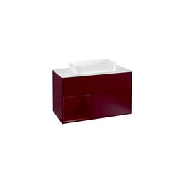 Villeroy & Boch V&B Waschtischunterschrank Wandbeleuchtung Finion 100, Abd.-Pl. wh. m, Reg li Peo, Peo m ; Villeroy & Boch (G241HBHB)