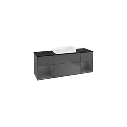 Villeroy & Boch V&B Waschtischunterschrank Wandbeleuchtung Finion 160cm, Pl b m, Rg A m Lac, Anthrac. m ; Villeroy & Boch (G332GKGK)