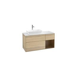 Villeroy & Boch V&B Waschtischunterschrank Finion 120cm, Pl wh. m, Reg wal ven, Oa ven ; Villeroy & Boch (F811GNPC)