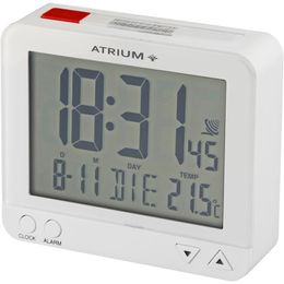 Atrium Funkwecker »A760-0« Digitalwecker, Quarzwecker, Innentemperatur, Schlafzimmer weiß Praktischer Funkwecker