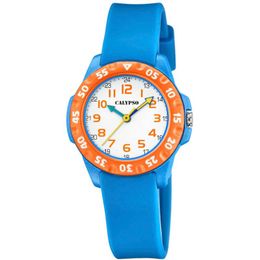 Calypso Watches Quarzuhr »My First Watch« Armbanduhr, Kinderuhr, bis 10 bar wasserdicht, Geschenkidee blau Trendige Armbanduhr für Mädchen & Jungen