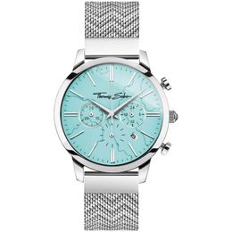 Thomas Sabo Chronograph »ARIZONA SPIRIT« Quarzuhr, Armbanduhr, Herren, Datum, Stoppfunktion, Hämatit-Steine silberfarben Einmalig schöner...