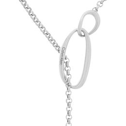 Calvin Klein Kette mit Anhänger »Schmuck Edelstahl Halsschmuck Halskette Erbskette SCULPTURAL« edelstahlfarben CK Schmuck - Damenhalskette