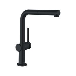Hansgrohe Sp&uuml;ltisch-Einhebelmischer Talis M54-270 Ausziehauslauf, 1jet, sBox, mattschwarz (72809670)