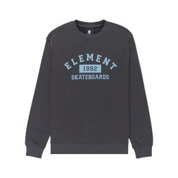 Element Sweatshirt »Home Team« Off Black S S Conscious by Nature: Recycling-Baumwolle