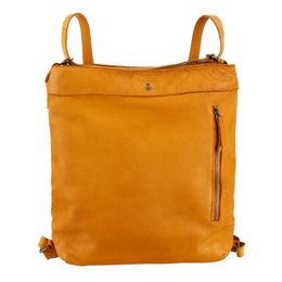 Harbour 2nd Cityrucksack »Nora« Freizeitrucksack Arbeitsrucksack, auch als Tasche tragbar mustard B/H/T: 32 cm x 34 cm x 7 cm B/H/T: 32 cm x 34 cm...
