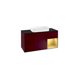 Villeroy & Boch V&B Waschtischunterschrank Wandbeleuchtung Finion 120cm, Pl bla m, Reg re gol m, Peo m ; Villeroy & Boch (G302HFHB)