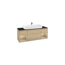 Villeroy & Boch V&B Waschtischunterschrank Finion 160cm, Regal Oak Veneer, Oak Veneer ; Villeroy & Boch (F212PCPC)