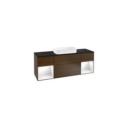 Villeroy & Boch V&B Waschtischunterschrank Wandbeleuchtung Finion 160cm, Pl b m, Reg glo wh. Lac, wal ven ; Villeroy & Boch (G332GFGN)