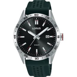 Lorus Quarzuhr Armbanduhr, Herrenuhr, Damenuhr, Datum, bis 10 bar wasserdicht schwarz Angesagte Armbanduhr für Sie & Ihn