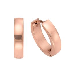 Firetti Paar Creolen »Schmuck Geschenk klassisch« roségoldfarben 15 mm Klassisch zeitlose Creolen