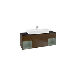Villeroy & Boch V&B Waschtischunterschrank Finion 160cm, Reg Oli. m lacquer, Walnut veneer ; Villeroy & Boch (F212GMGN)