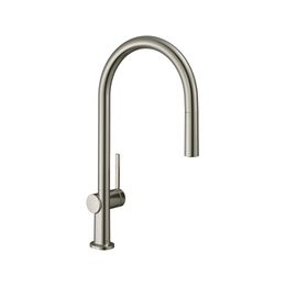 Hansgrohe Sp&uuml;ltisch-Einhebelmischer 210 Talis M54 m Ausz.-Ausl., 1j, sBox, Edelstahl-Optik (72803800)