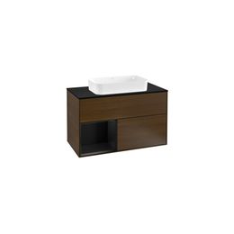 Villeroy & Boch V&B Waschtischunterschrank Wandbeleuchtung Finion 100, Pl bla m, Reg li bla m Lac, wal ven ; Villeroy & Boch (G242PDGN)