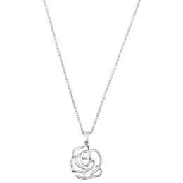 Amor Kette mit Anhänger »Rose, 2034105« silberfarben Elegante Damen Halskette von Amor