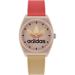 adidas originals Quarzuhr »PROJECT TWO GRFX« Armbanduhr, Damenuhr, Herrenuhr, unisex, analog natur-beere 0 Exquisite Damenarmbanduhr