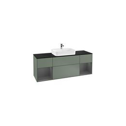 Villeroy & Boch V&B Waschtischunterschrank Finion 160x60, Pl b m, Rg A m Lac, Oli. m Lac ; Villeroy & Boch (F452GKGM)