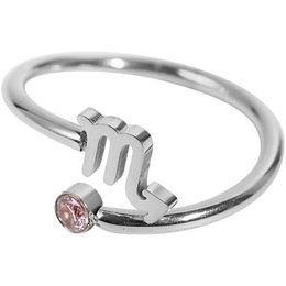 Firetti Fingerring »Schmuck Geschenk Damenring Sternzeichen« Made in Germany - mit Zirkonia (synth.) silberfarben 5 g Zeitlos schöner Sternzeichen...