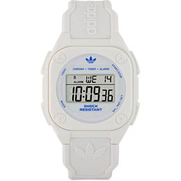 adidas originals Chronograph »CITY TECH FOUR« Quarzuhr, Armbanduhr, Herrenuhr, Damenuhr, Datum, Stoppfunktion, digital weiß Beeindruckender...