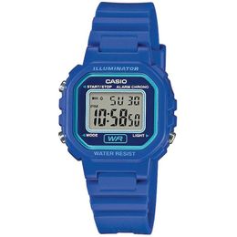 CASIO TIMELESS COLLECTION Chronograph Quarzuhr, Armbanduhr, Digitaluhr, Geschenkidee, Geburtstag, Schulanfang blau Topaktueller Chronograph f&uuml;r Kinder