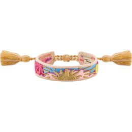 Thomas Sabo Armband »Festival Look, ACC0046-302-7-L24V« mehrfarbig 24 Gewebtes Armband im Festival Look