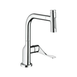 Hansgrohe SPT 230 Se 2jet Axor Citterio mit Ausziehbrause und sBox, chrom (39862000)