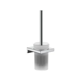 Hansgrohe WC-B&uuml;rstengarnitur AddStoris Wandmontage, Metall, Glas, chrom (41752000)