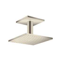 Hansgrohe Kopfbrause Axor m Decke, 250x250mm, 2jet, brush. ni. (35312820)