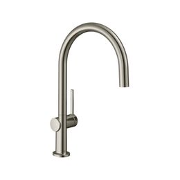 Hansgrohe Sp&uuml;ltisch-Einhebelmischer Talis M54-220 1jet, Edelstahl Finish (72804800)