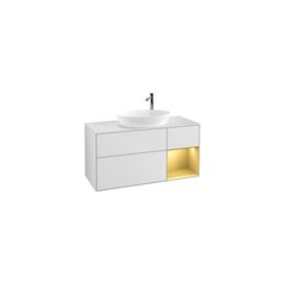 Villeroy & Boch V&B Waschtischunterschrank Wandbeleuchtung Finion 120cm, Pl w m, Reg gol m Lac, wh. m Lac ; Villeroy & Boch (G951HFMT)