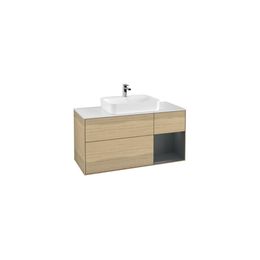 Villeroy & Boch V&B Waschtischunterschrank Wandbeleuchtung Finion 120cm, Pl wh. m, Reg re md bl. m, Oa ven ; Villeroy & Boch (G421HGPC)