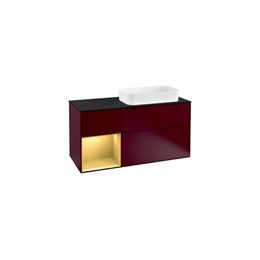 Villeroy & Boch V&B Waschtischunterschrank Wandbeleuchtung Finion 120cm, Pl bla m, Reg li gol m, Peo m ; Villeroy & Boch (G272HFHB)