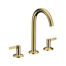 Hansgrohe 3-Loch-Waschtischarmatur 170 Axor One A 140mm, m Pus-Op-Abl, m HG, p gol opt (48050990)