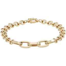 Firetti Armkette »Schmuck Geschenk Gold 585 Armschmuck Armkette, ca. 6, 4 - 7, 8 mm breit« gelbgoldfarben 21 Klassischer Armschmuck in...