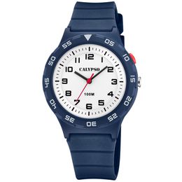 Calypso Watches Quarzuhr »Sweet Time« Armbanduhr, Kinderuhr, bis 10 bar wasserdicht, ideal als Geschenk dunkelblau Coole Kinderarmbanduhr für...