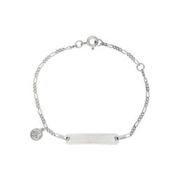 Firetti Armband »Schmuck Geschenk Silber 925 Armschmuck Armkette Figarokette Engel« mit fester Gravur "Gott schütze Dich" silberfarben 16,5 cm Ein...