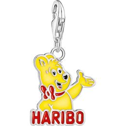 Thomas Sabo Charm-Einhänger »x HARIBO Schmuck: Charm Goldbär, 2180-664-7« silberfarben-gelb-schwarz-rot Thomas Sabo x HARIBO Schmuck: Charm Goldbär
