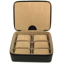 Windrose Uhrenbox &raquo;Beluga, 803861.08&laquo; Uhrenaufbewahrung, Uhrenetui, max.&Oslash; Uhren 34mm, Armbanduhr, Geschenkidee schwarz-beige Ansprechende Uhrenbox...