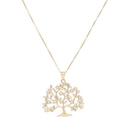 Firetti Kette mit Anhänger »Schmuck Geschenk Gold 585 Halsschmuck Halskette Goldkette Venezianer« gelbgoldfarben-weißgoldfarben Halskette mit...