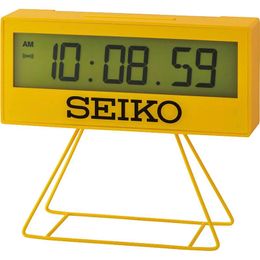 Seiko Quarzwecker Wecker, Digitalwecker, Tischuhr, Schlafzimmer, Esszimmer, Wohnzimmer gelb Praktischer Wecker