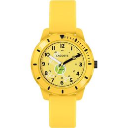 Lacoste Quarzuhr »MINI TENNIS« Armbanduhr, Kinderuhr, analog, Silikonarmband, Geschenkidee gelb-gelb Coole Kinderarmbanduhr