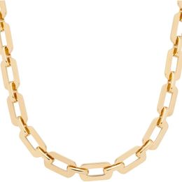 Leonardo Kette ohne Anhänger »Halskette Orfea, 024279« gelbgoldfarben Für minimalistische Trend-Looks ist dieses Collier aus flächigen...