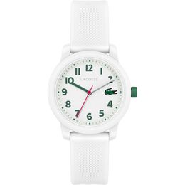 Lacoste Quarzuhr ».12.12 KIDS« Armbanduhr, Kinderuhr, Geschenk, Geburtstag, Schulanfang weiß Angesagte Armbanduhr für Kinder