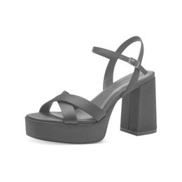 Tamaris High-Heel-Sandalette »Sandalen Lederimitat/Textil« Schwarz 37 37 Verschluss: Schließe