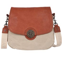 Harbour 2nd Umhängetasche »Naomi« Schultertasche Arbeitstasche khaki/cognac